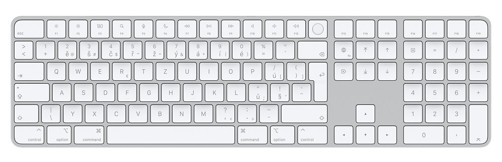 Apple Magic Keyboard s Touch ID a číselnou klávesnicí - International ...