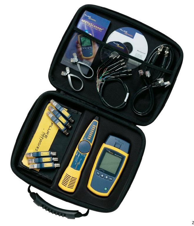 Fluke Networks Microscanner 2, lan tester datových a koaxiálních kabelů ...